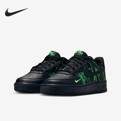 Nike/耐克正品Air Force 1 GS女子大童时尚休闲鞋HV4763-001