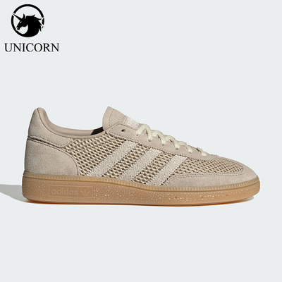 Adidas/阿迪达斯正品三叶草女士复古休闲网面轻盈透气板鞋IH1513