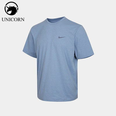 Nike/耐克正品新款男浅蓝色柔软轻盈吸汗经典短袖T恤IF2198-486