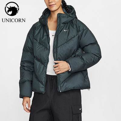 Nike/耐克正品冬季女士连帽宽松保暖户外运动羽绒服HV5236-390