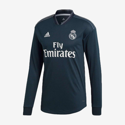 Adidas阿迪达斯正品球衣字母数字印花V领套头长袖足球DQ0868