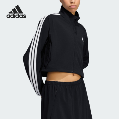 Adidas阿迪达斯正品CityTech3Stripes女高领防风保暖夹克KU7999