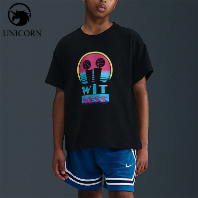 Nike/耐克正品Miami Twice大童休闲宽松针织运动短袖IM6656-010