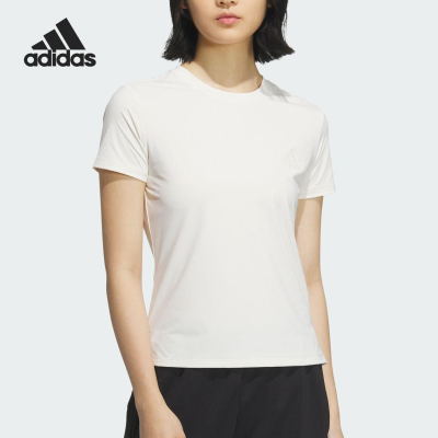 Adidas/阿迪达斯正品夏季女士运动训练透气圆领短袖KC1488