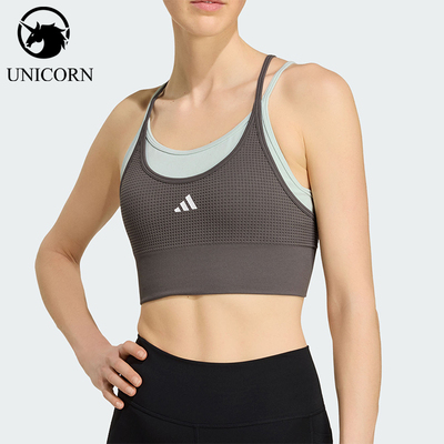 Adidas/阿迪达斯正品女士凉爽亲肤瑜伽健身运动内衣KY3248