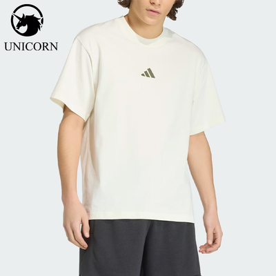 Adidas/阿迪达斯正品运动风套头休闲短袖T恤经典男短袖T恤KB4875