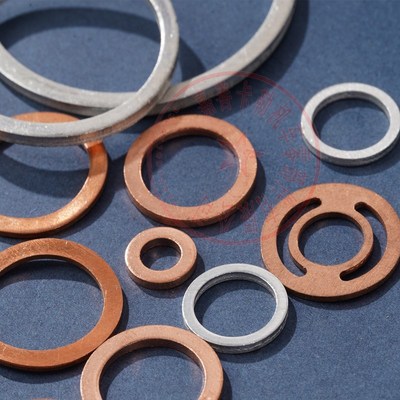 DIN7603-M10  M11紫铜红铜密封垫圈垫船用平垫片工厂屿金紧固件好