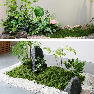 仿真苔藓 diy造青苔草坪草人皮仿真苔藓绿丝植饰造景盆景铺面状假