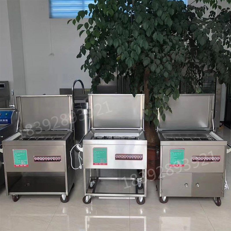 餐厅豪华款不锈钢商用筷子消毒机红外线杀菌消毒车食堂餐具消毒车