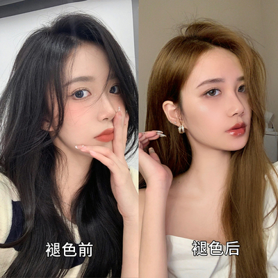 文哥发品提浅剂透明色发根褪色膏漂发剂漂粉植物女纯漂白剂头发男