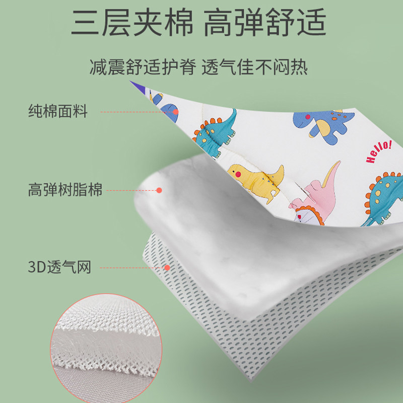婴儿车垫子溜娃神器坐垫四季通用宝宝遛娃车秋冬?椅垫手推车棉垫