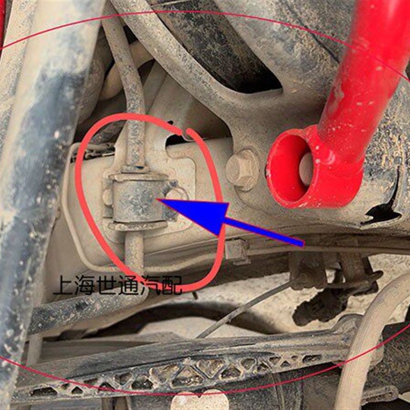 适用新英朗 阅朗科沃兹 科鲁泽 前后平衡杆胶套稳定杆衬套开口胶