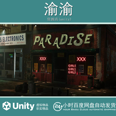 Unity 1970s New York City Alley 2.0 HDRP 70年代纽约城市小巷