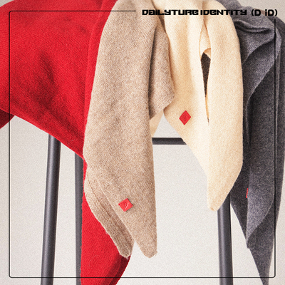 DID DAILY:Kyla 羊毛大号三角巾多色百搭保暖