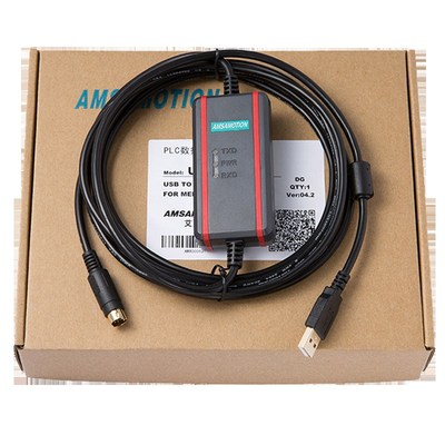 适用三菱L编程电缆线FUNN数据线连接线U9F下载线