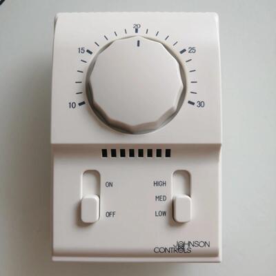 嘉森单冷/冷热空调风机盘管恒温面板江森温控开关t2000ec -0
