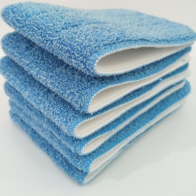 粘贴式平板拖把替换布 喷水拖把布 魔术贴纤维布 尺寸46.5*15.5