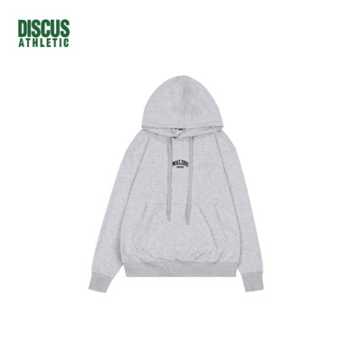 DISCUS连帽卫衣两色可选美式字母印花抽绳设计男女同款休闲上衣