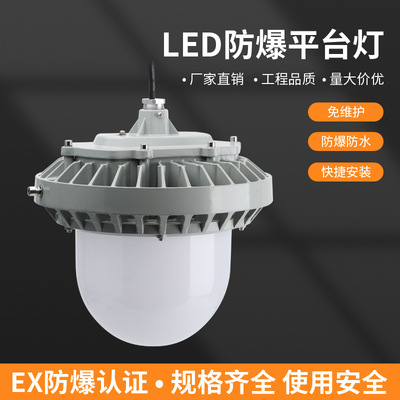 LED三防平台灯防水防尘圆形免维护防爆灯NFC9186 LED平台灯泛光灯
