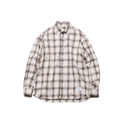 UE FADE SHIRT 纯棉长袖复古格子衬衫 26SS
