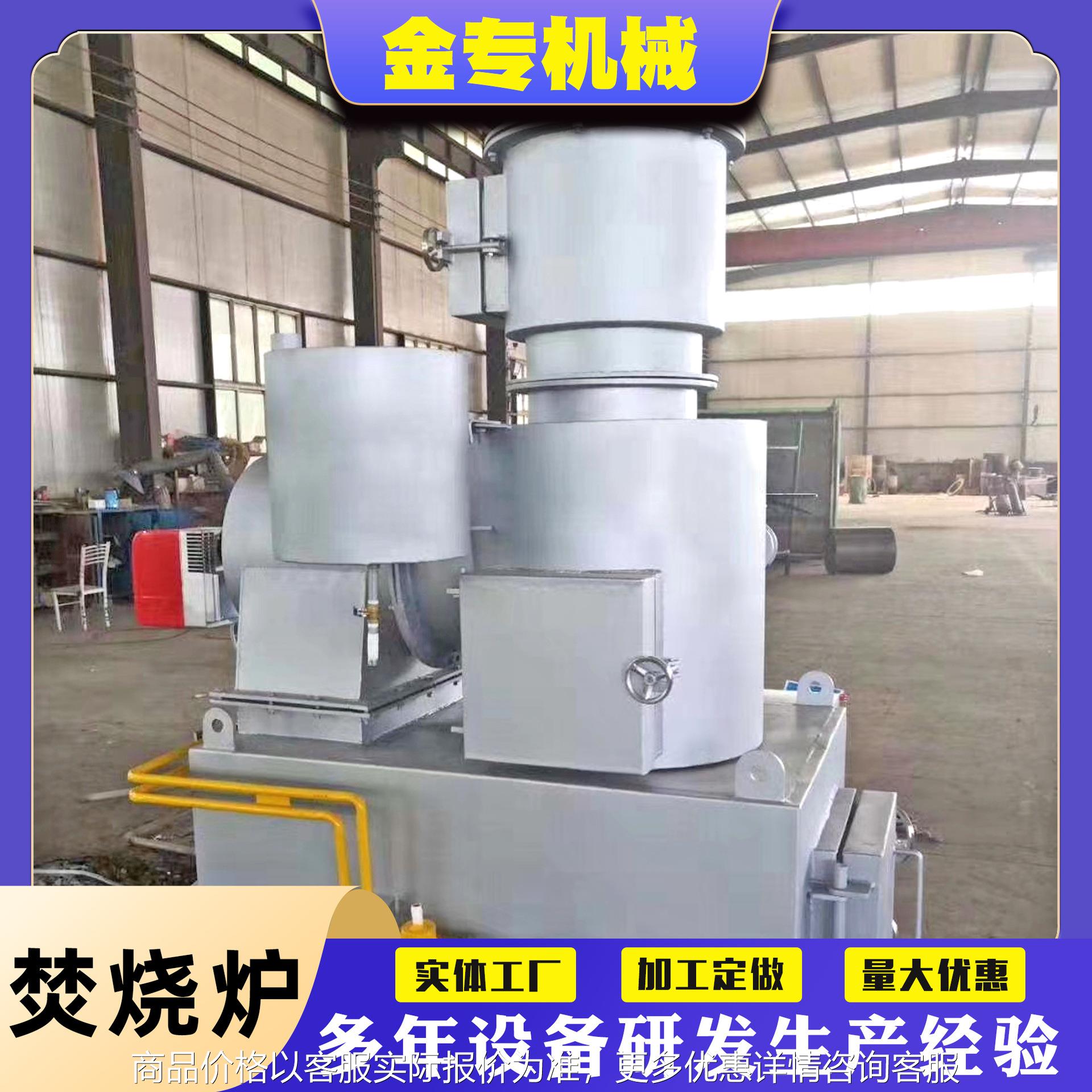医院生活工厂垃圾焚烧炉养殖屠宰固液废弃物高温热解汽化焚烧设备