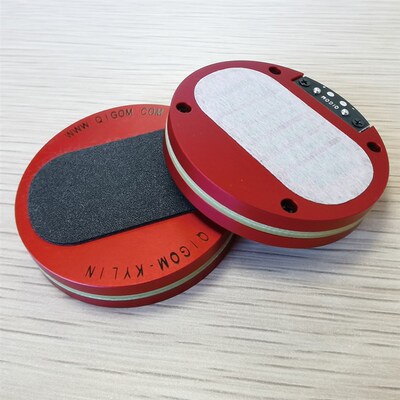 轻歌曼周慧军平板金属铝合金外壳面强磁十个磁铁头戴单元