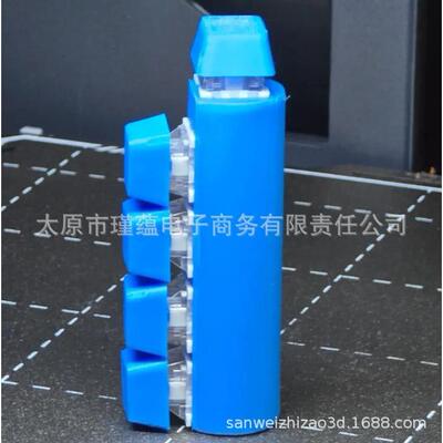 3D-Printed 5 Finger Fidget Clicker，五指解压键轴点击器
