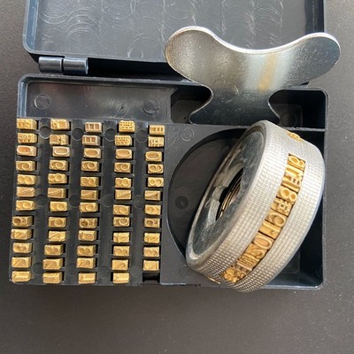 自动连续封口机生产日期通用 9型机铜字盒字粒盒 印字轮