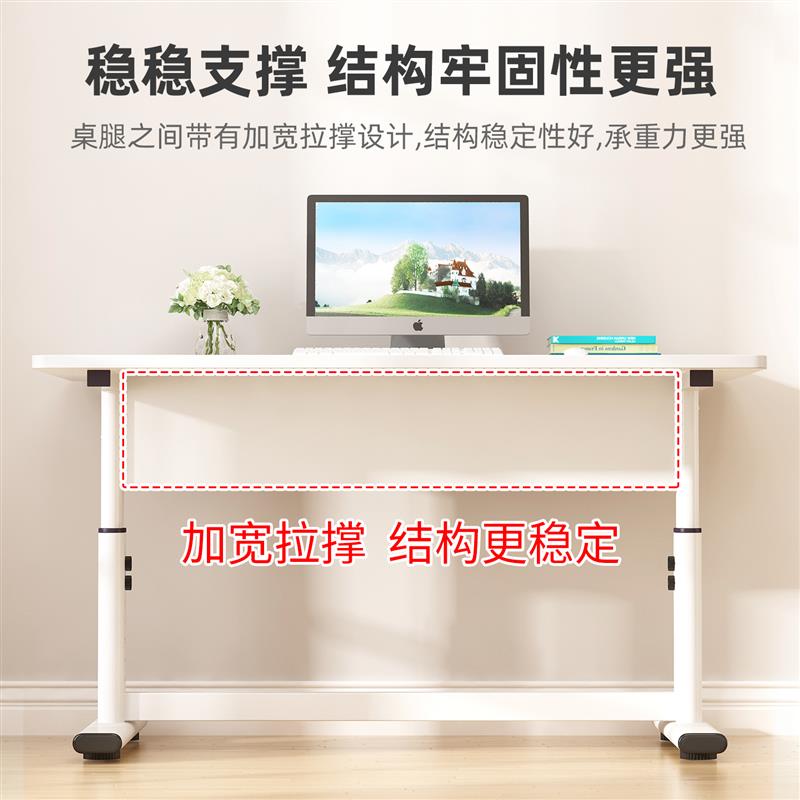 升降桌子电脑桌书桌学生写字桌儿童学习桌办公桌子风