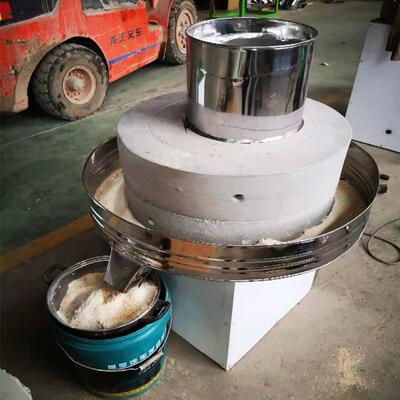 小型电动石磨豆浆30-100磨米浆石磨芝磨麻油电动磨机然石制作天石