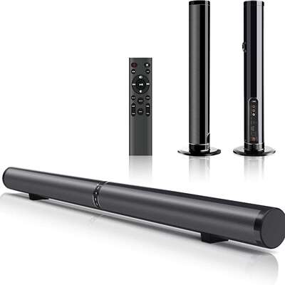 跨境源头工厂电商双节可拆卸音箱家用电视回音壁音响声霸soundbar