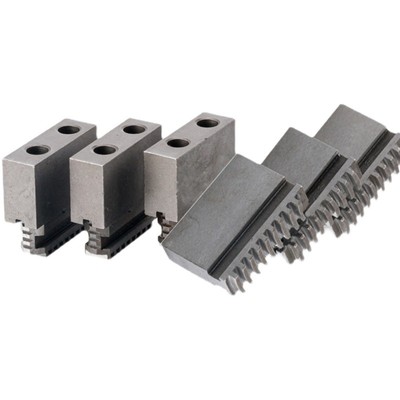 浙江园牌原厂卡盘 三爪脚联动生爪 型分离式软爪 方块整体爪