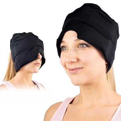 热销多功能冷热敷PVC冰袋冰袋魔法凝胶冰敷帽Migraine Relief Hat