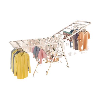 clothes rack  folding bedroom laundry rack clotheshorse 1