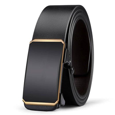 High Quality PU Leather Inner Wear Toothless Automatic Buckl