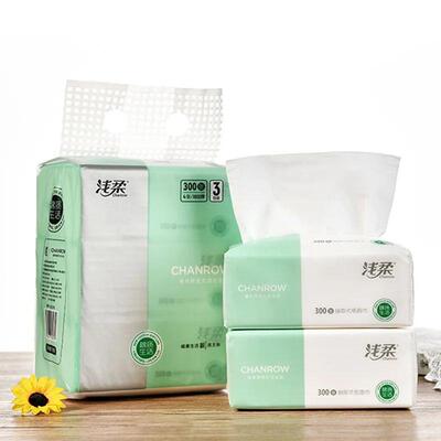 3 Packs 300pcspack Toilet Paper 4 Layers Thickened Wettable