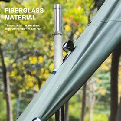 Fireproof and Scald Proof Stove Pipe Wrap with 2 Clamps