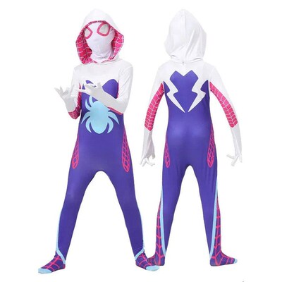 Adult Kids Gwen Stacy Spider Costume Gwenstacy Cosplay Super