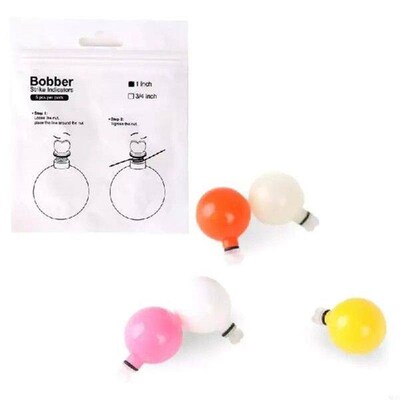 N0HA Fishing Float 1 inch Plastic Round Bobber Float, Pack