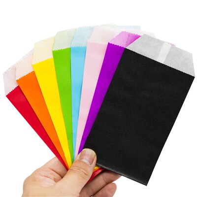 Mini Multicolour Kraft Paper Bags , Wedding Party Invitation