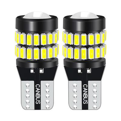 2pcs T10 W5W Led Canbus bulb 194 168 No Error 30SMD 3014 Whi