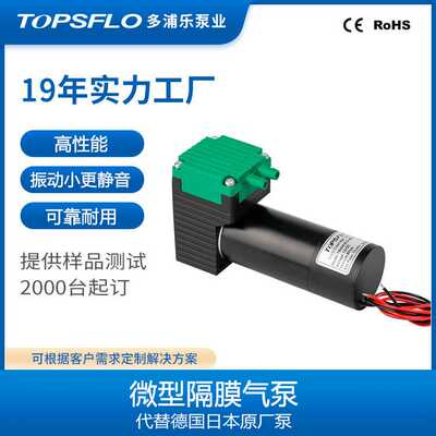 厂家直销TM40-E电动机12v24v实验室筛分机迷你空气直流无刷真空泵