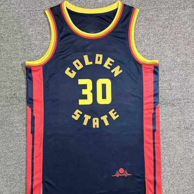 外贸跨境货源勇士30#库里 奇才13#普尔25赛季新款热压球衣