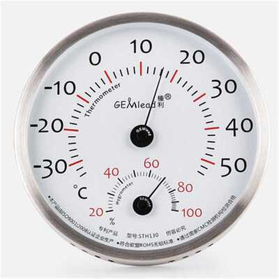GEMlead/榛利 不锈钢温湿度计