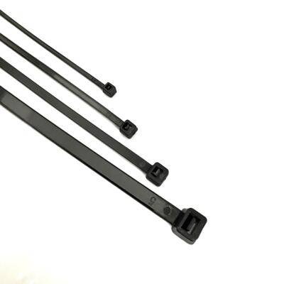 优质新料加粗加韧黑色塑料自锁式尼龙扎带强力卡扣4X200mm多型号