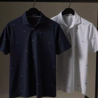 26ss新款美式sundayred老虎伍兹高尔夫球运动T恤男Polo衫短袖golf