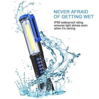 exLED车用家用汽车检修灯维修灯应急灯COBLED充电工作灯超亮