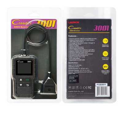 元征Launch Creader 3001 OBDII / EOBD Code Scanner故障码扫描