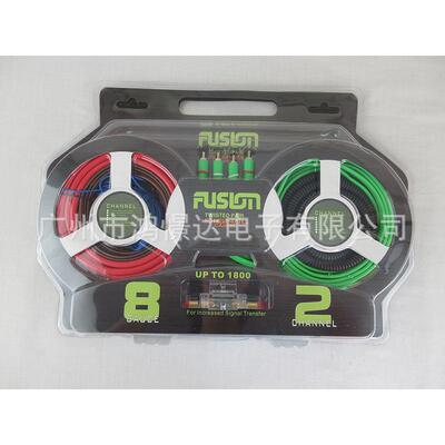 汽车音响喇叭线材 FUSIM UP TO 1800套线 音响线材