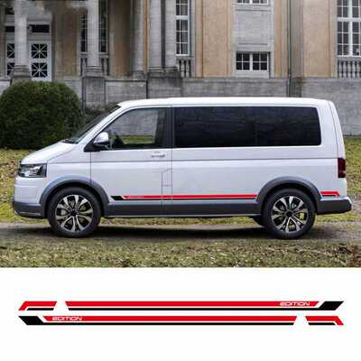 适用于大众Multivan T5 T6 California Edition车门贴纸改装车贴